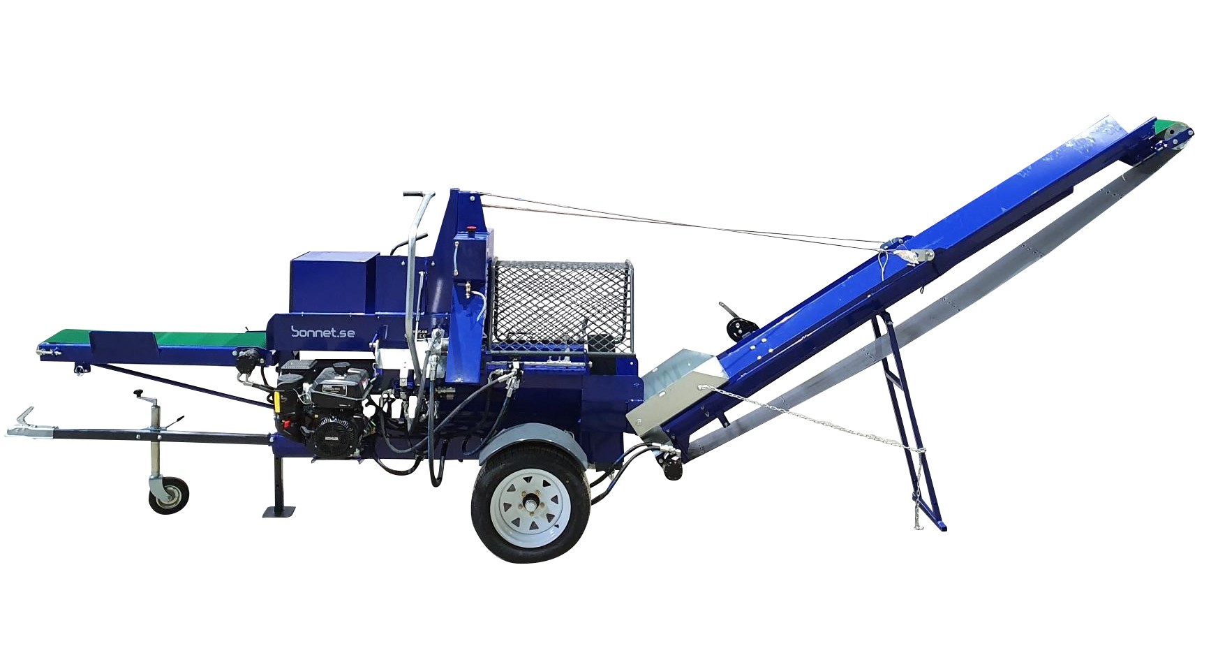 Bonnet Vedmaskin Bensin med elevator
