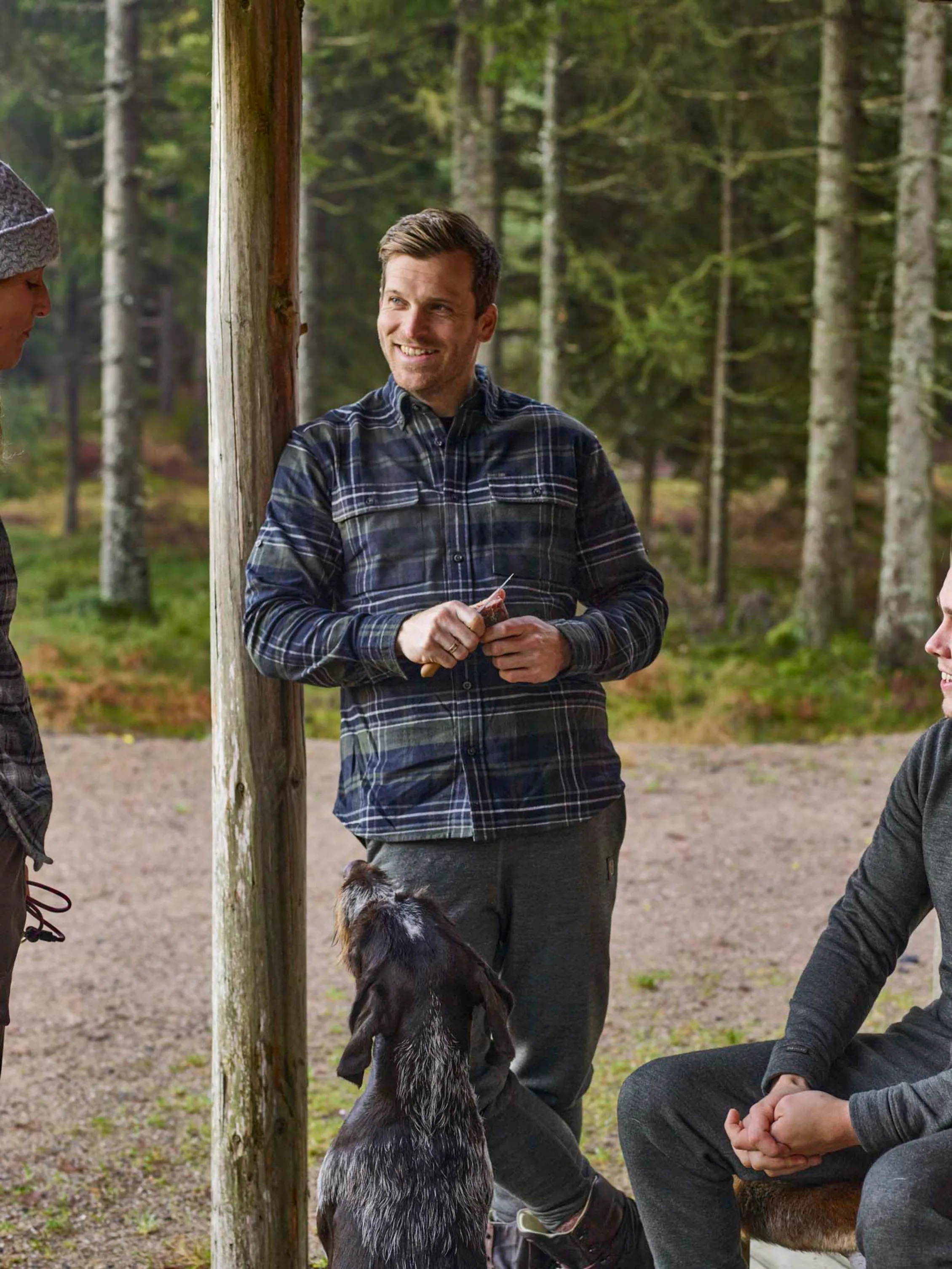 Heron Flannel Shirt Chevalier - October Green Checked