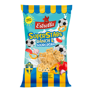 Estrella Superstars Ranch/Sourcream 85g