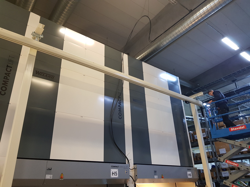 Lyfthjälp vid lagerautomat - Kundcase | SVERO